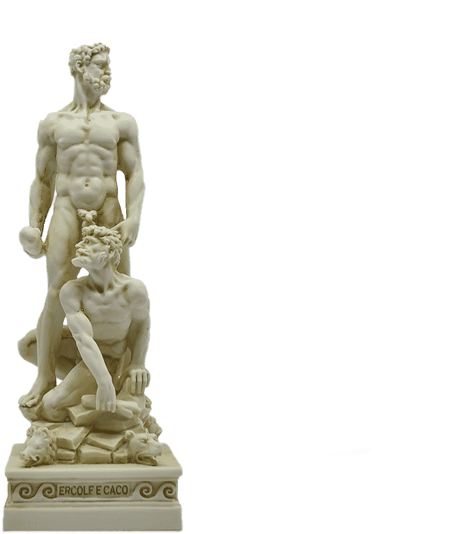 Download Ercole E Caco - Statue PNG Image with No Background - PNGkey.com
