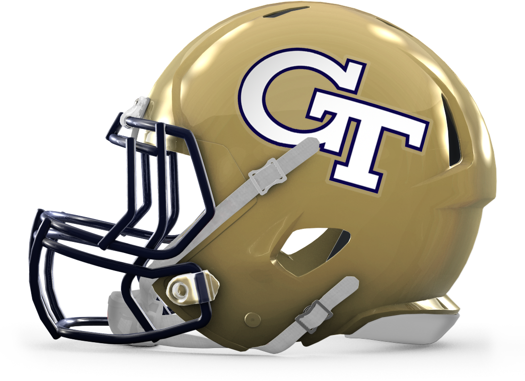 Download 2018 Football Game Notes / Depth Charts - Ga Tech Helmet PNG ...
