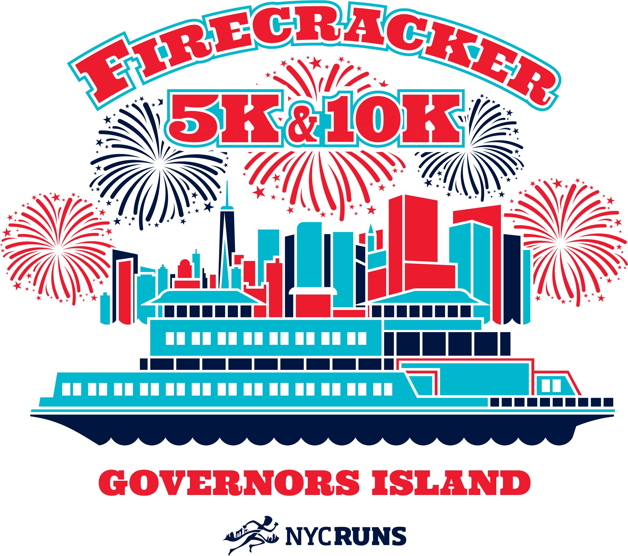 Download Nycruns Firecracker 5k & 10k - Brooklyn Marathon PNG Image ...