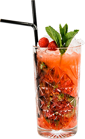 Apple And Raspberry Mojito Mocktail - Raspberry Mojito Png - Free ...