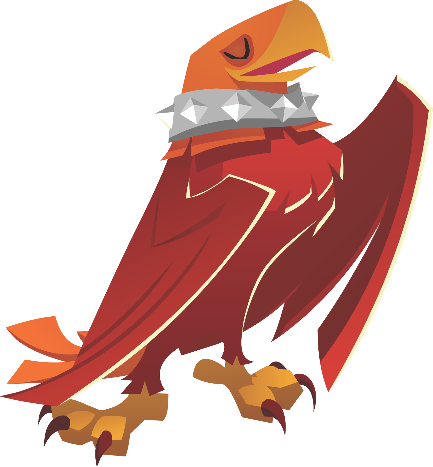 Download Eagle Wearing Spike - Animal Jam Eagle PNG Image with No ...