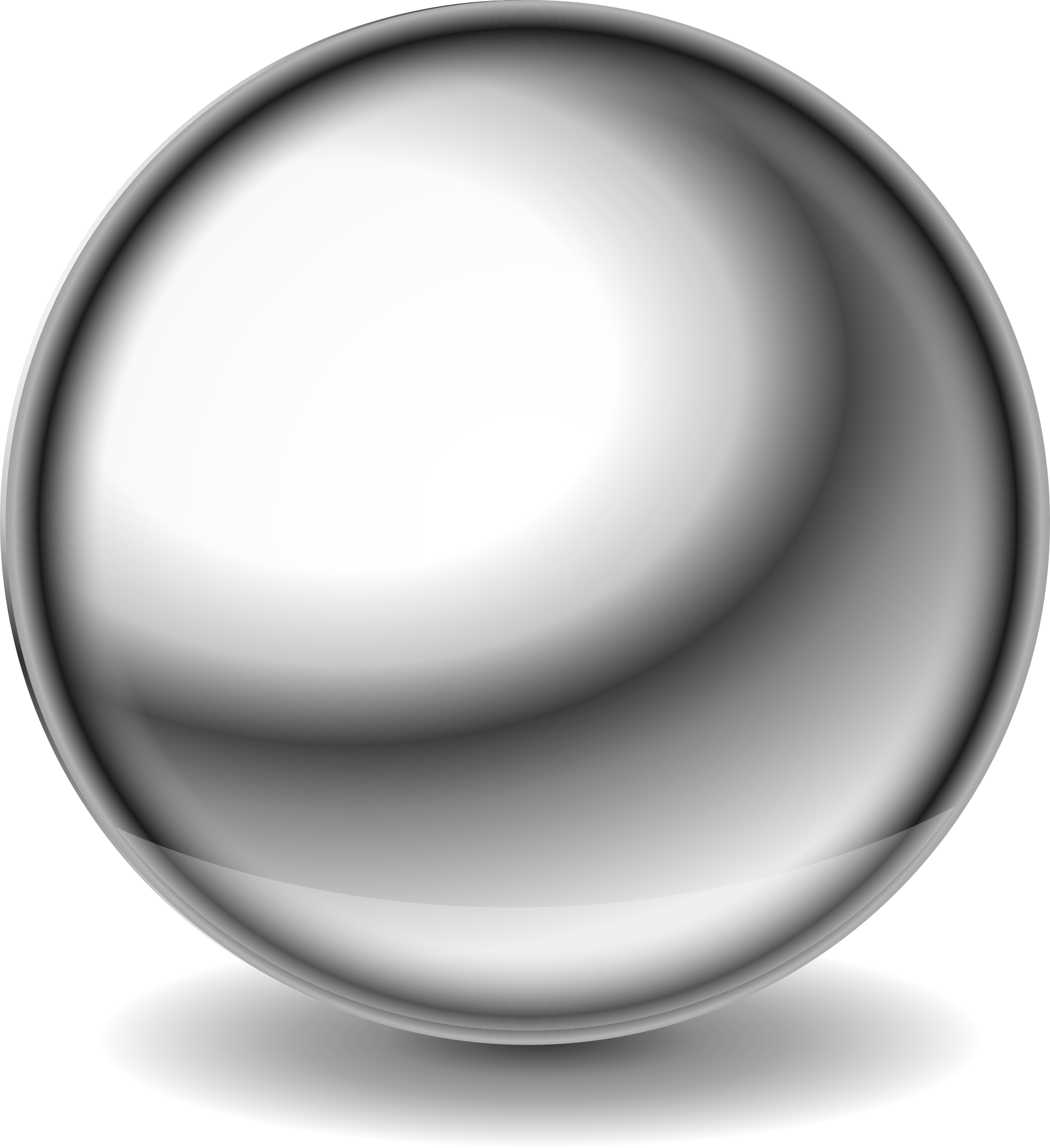 Download Shiny Steel Ball - Silver Ball Transparent Background PNG ...