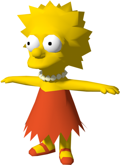 Lisa Simpson - Lisa Simpsons Hit And Run - Free Transparent PNG ...