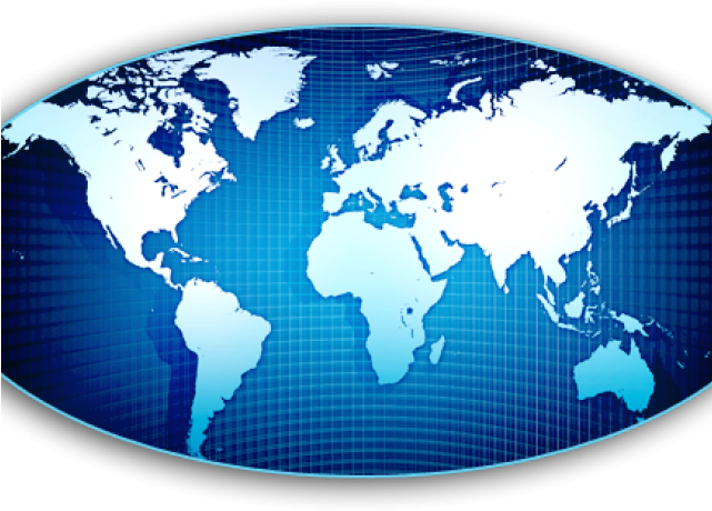 Download World Map Blue Free PNG Image with No Background - PNGkey.com