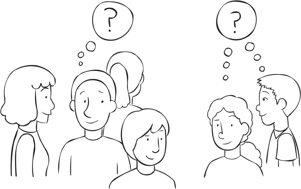 Download Appointing A Secret Person - Line Art PNG Image with No ...