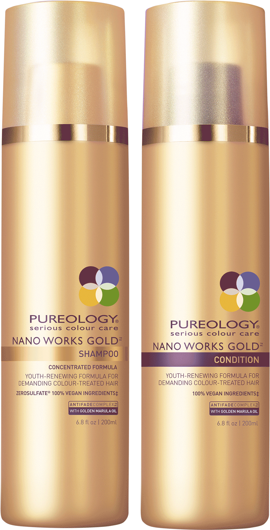 Download Pureology Nano Works Gold Conditioner PNG Image with No ...