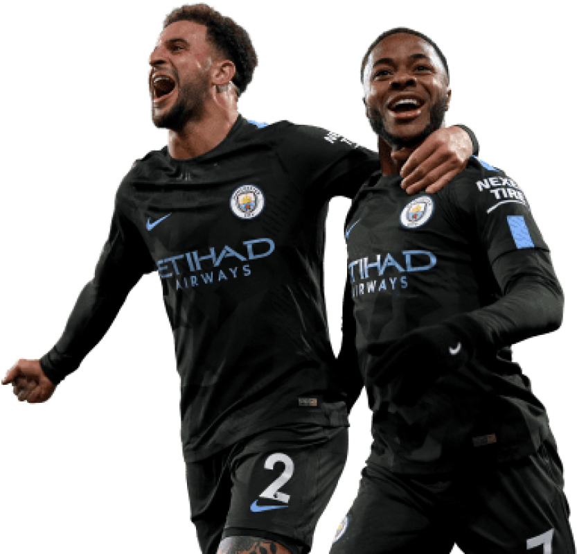 Download Free Png Download Raheem Sterling & Kyle Walker Png - Player ...