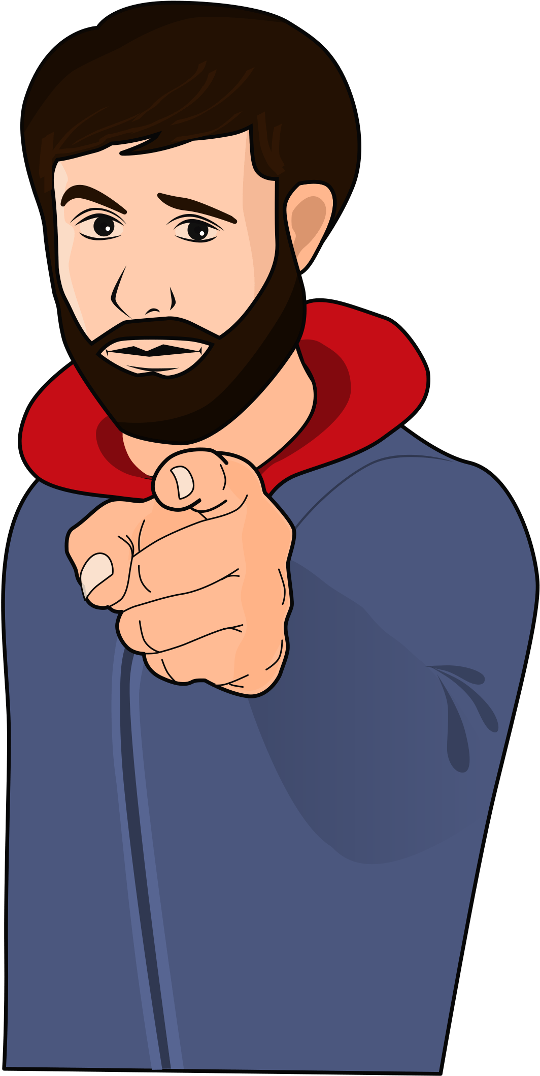 Finger Pointing At You Clip Art - Finger Pointing At You Png - Free ...