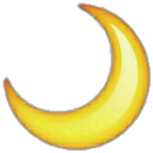 Tumblr Icon Sticker By P Byun - Png Moon - Free Transparent PNG ...
