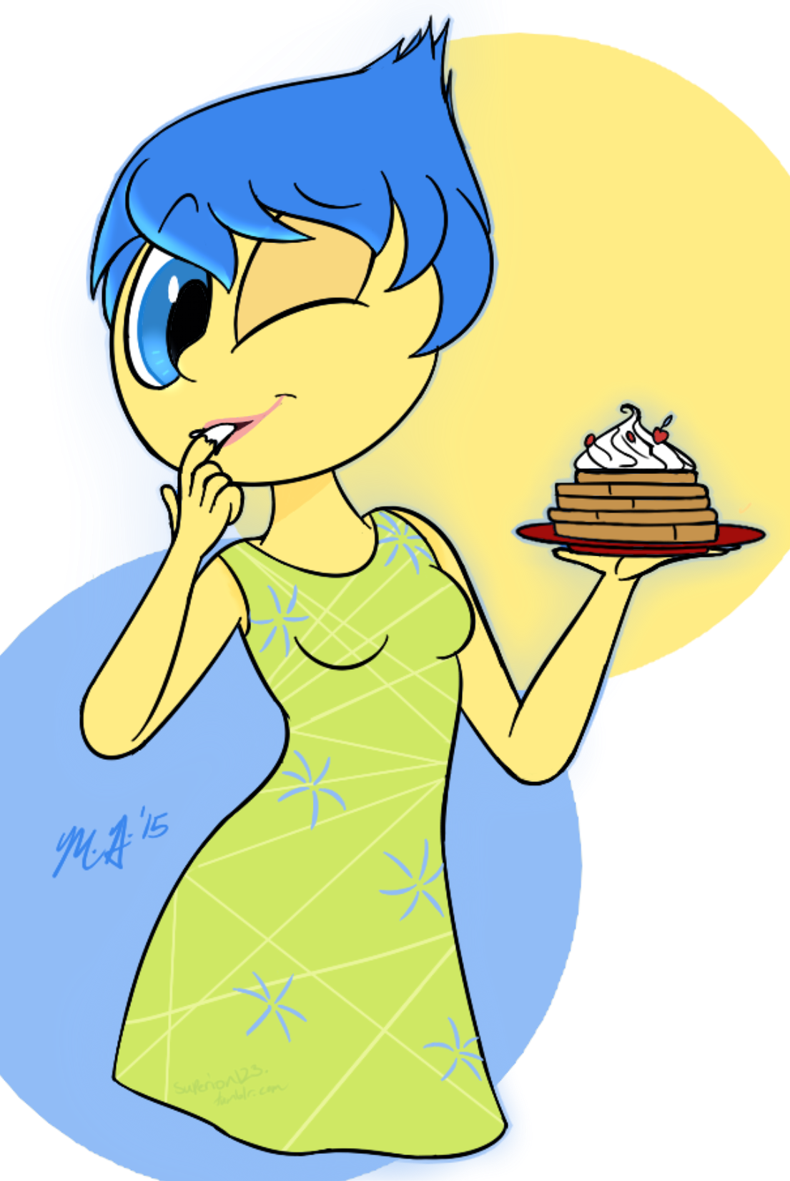 Download Scamwich 214 21 Joy By Supesart - Inside Out Joy Fanart PNG ...