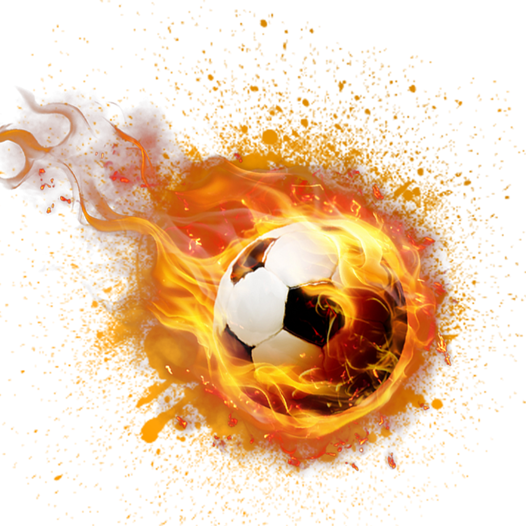 Football On Fire Png Download - Flying Soccer Ball Png - Free ...