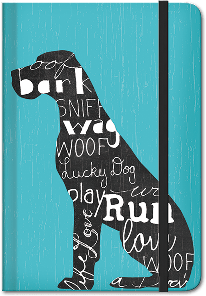 Download Black Labrador Hard Cover Journal PNG Image with No Background ...