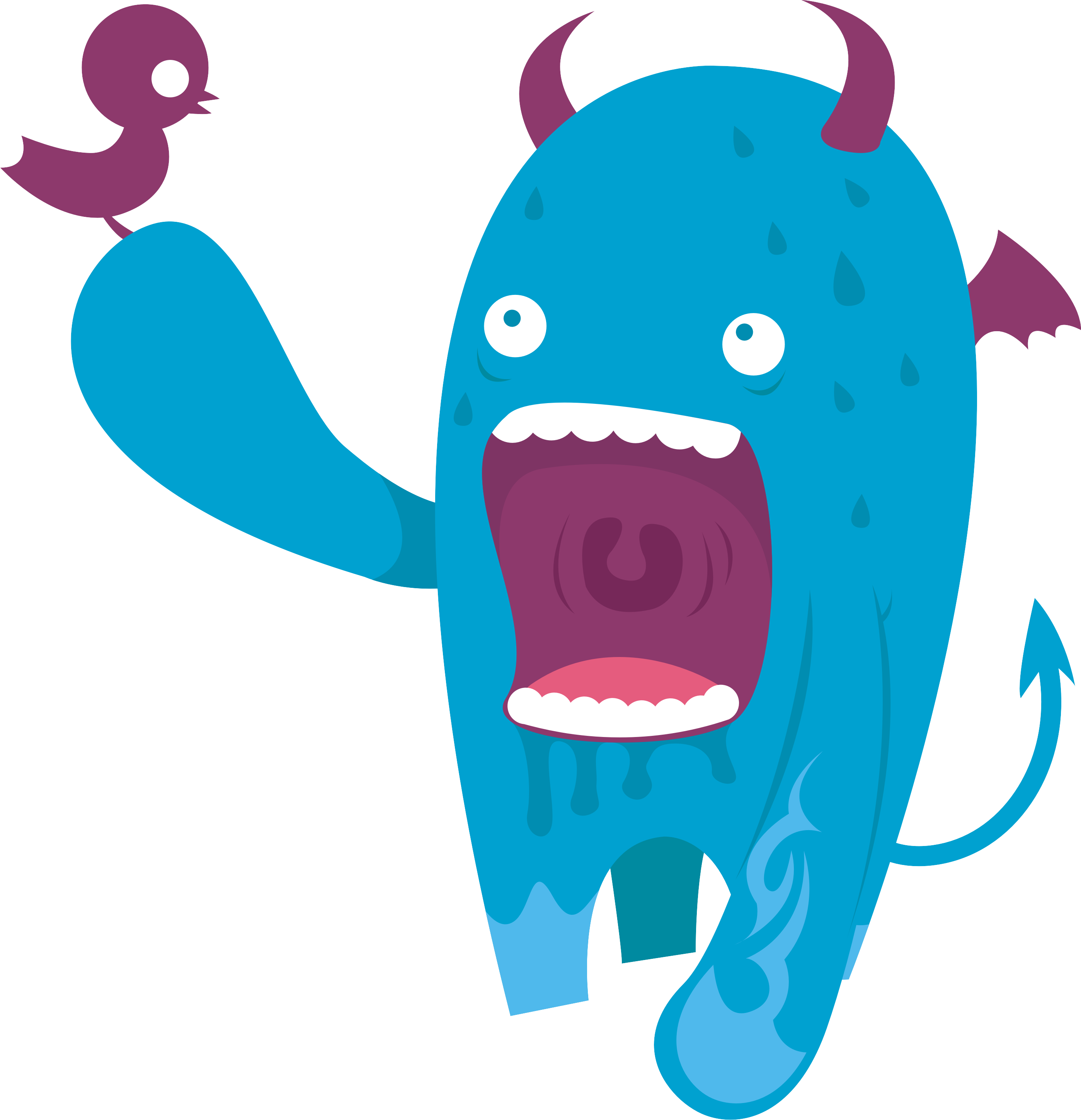 Download Cute Monster Vector Png PNG Image with No Background - PNGkey.com