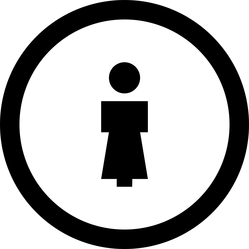 Download Female Symbol Comments - Play Button Icon Png PNG Image with ...