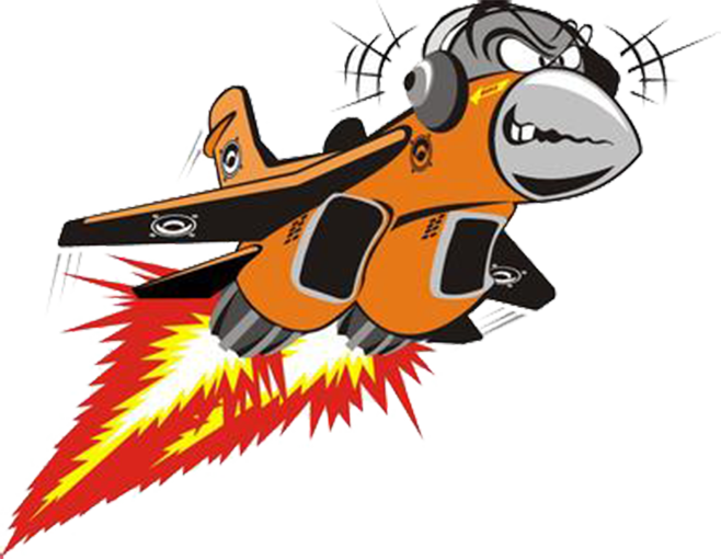 Download Aircraft Fighter Space Ship - Cartoon Fighter Jet PNG Image ...