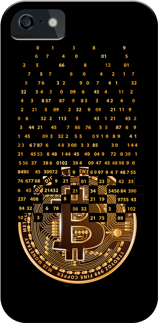 Download Carcasa Bitcoin - Mobile Phone Case PNG Image with No ...