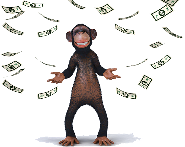 Download Money Monkey PNG Image with No Background - PNGkey.com