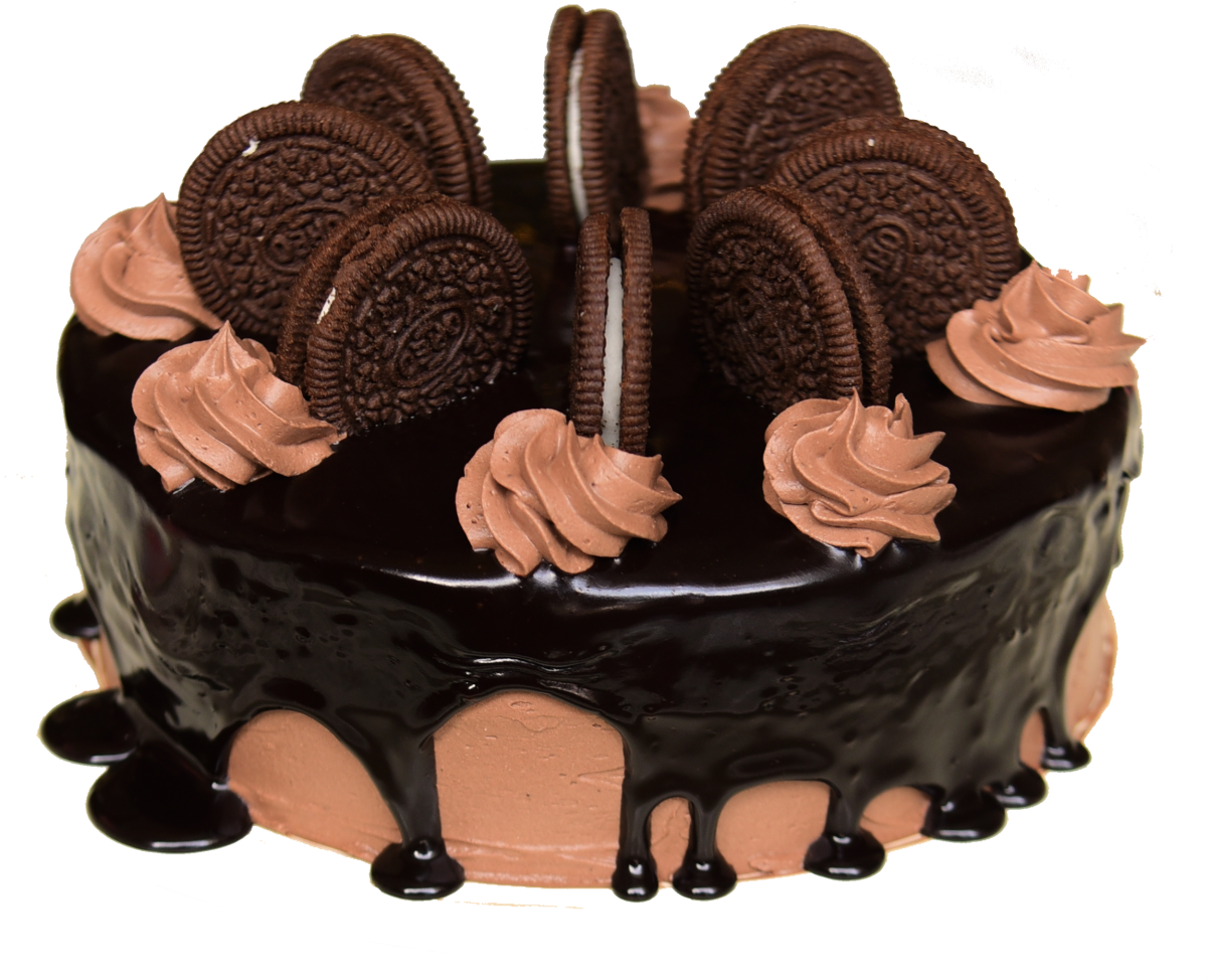 More Views - Chocolate Cake With Oreo Biscuit - Free Transparent PNG ...