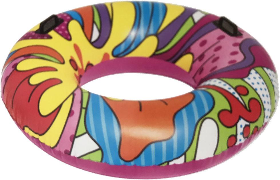 Download Inflatables And Floats 47" Bestway Pop Art Swim Tube PNG Image ...