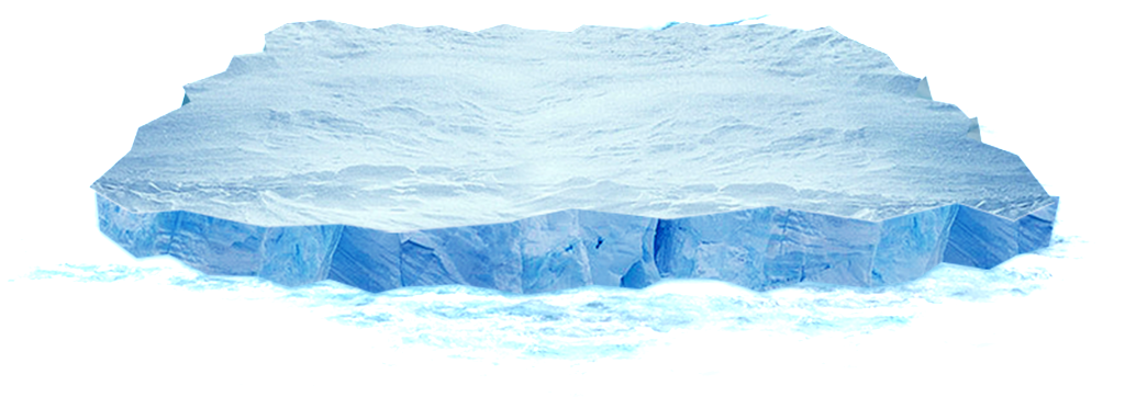 Water Surface Floating Ice Transparent - Iceberg - Free Transparent PNG ...
