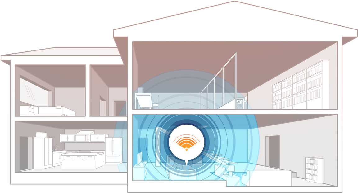 Download Home Wifi Router Signal - Architecture PNG Image with No ...