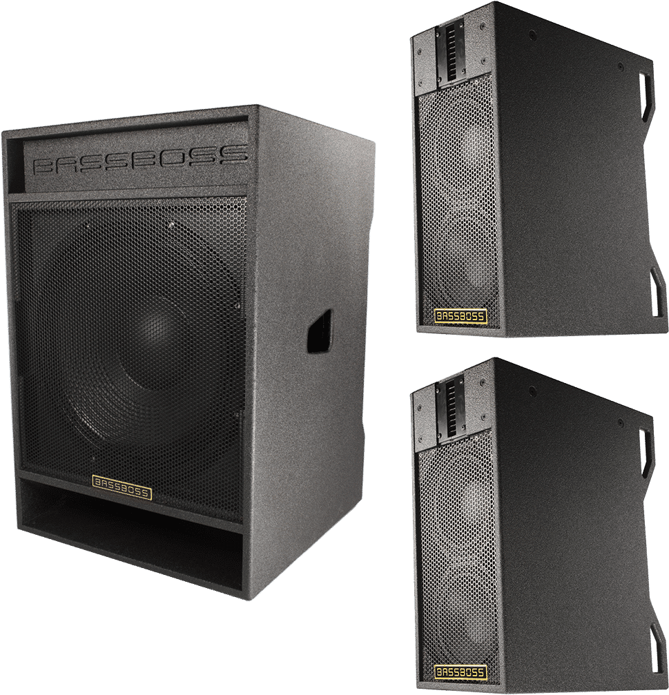 Download Bassboss Dj21s Powered Subwoofer, 2 Dv8 Powered Loudspeakers - Bassboss Ssp 21 Price ...