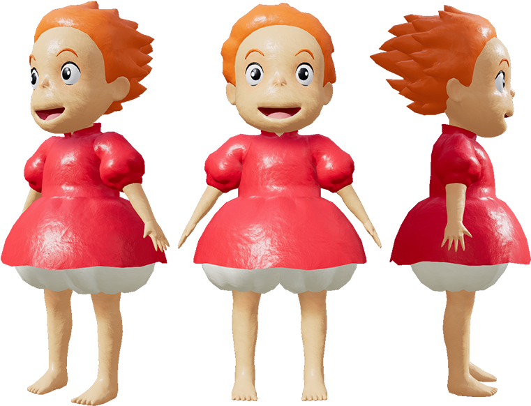 Download Ponyo - Cartoon PNG Image with No Background - PNGkey.com