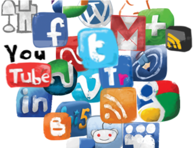 Social Media Icons Clipart Millennial Generation - Clipart Social Media ...