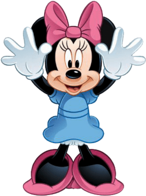 Download Free Png Download Minnie W/hands Up Minnie Mouse , - Minnie ...