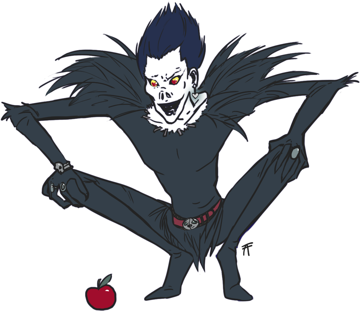 Download Emoji Challenge E And The Character Is Ryuk Png Ryuk ...