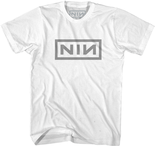 Download Logo White Tee - Nine Inch Nails PNG Image with No Background ...