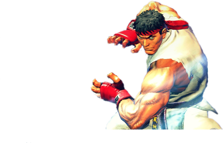 Download Photo Street Fighter Iv 2 Large - Ryu's Gloves PNG Image with ...