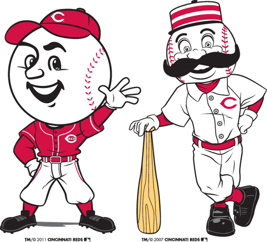 Download Split Personality - Cincinnati Reds Mascot 4x6 Mini Photo ...
