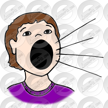 Nice Clip Art Yelling Yell Picture For Classroom Therapy - Clip Art ...