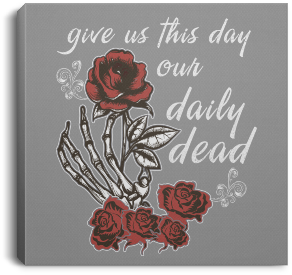 Daily Dead Rose Square Canvas - Greeting Card - Free Transparent PNG ...