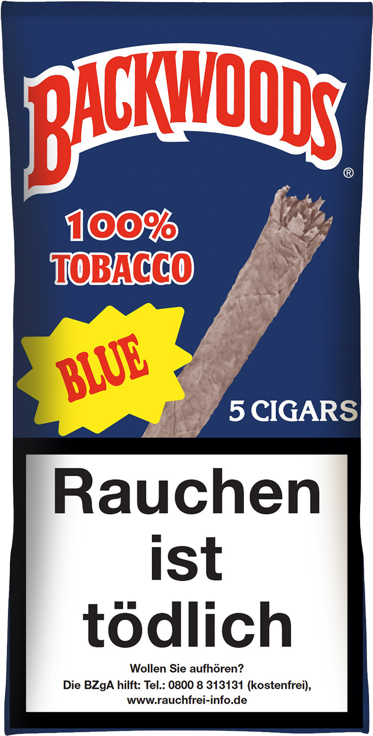 Download Backwoods Blue 5 Pack Cigars - Backwoods Cigars PNG Image with ...