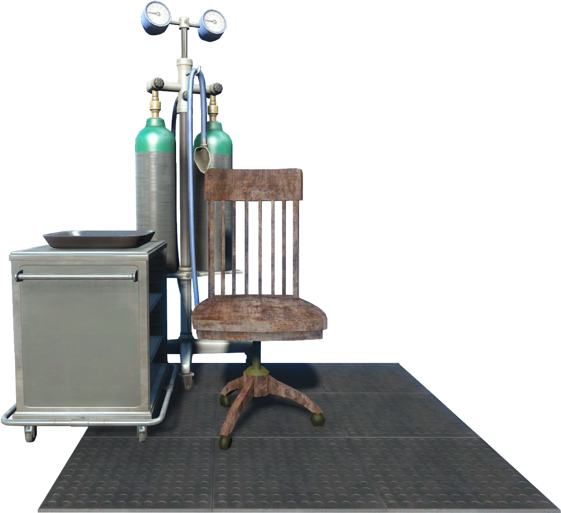 Download Surgery Chair - Medical Table Fallout 3 PNG Image with No ...