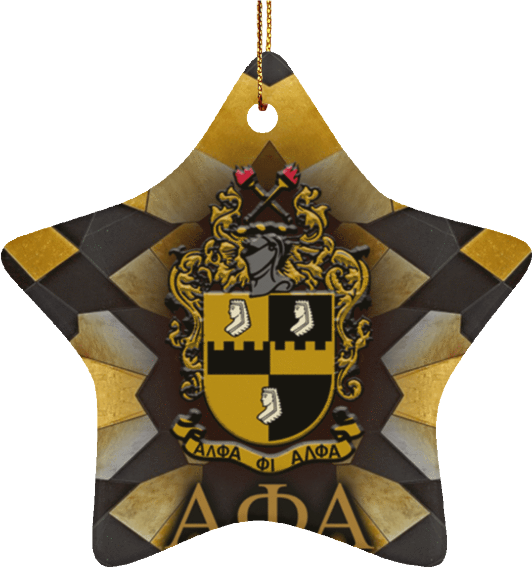 Download Alpha Phi Alpha Star Ornament - Alpha Phi Alpha Crest PNG ...