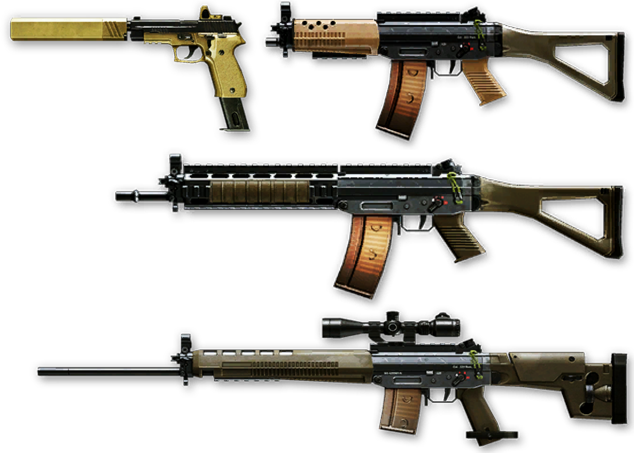 Download Assault Rifle PNG Image with No Background - PNGkey.com