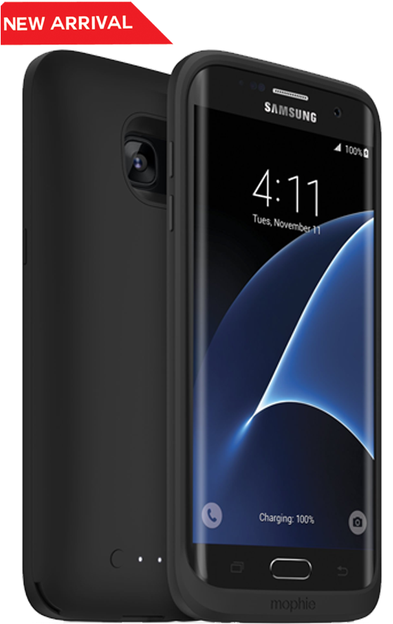 Download Mophie Juice Pack Samsung S7 Edge Black Front Malaysia ...