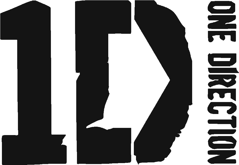 One Direction Clipart Pop Art - One Direction Logo Black And White ...