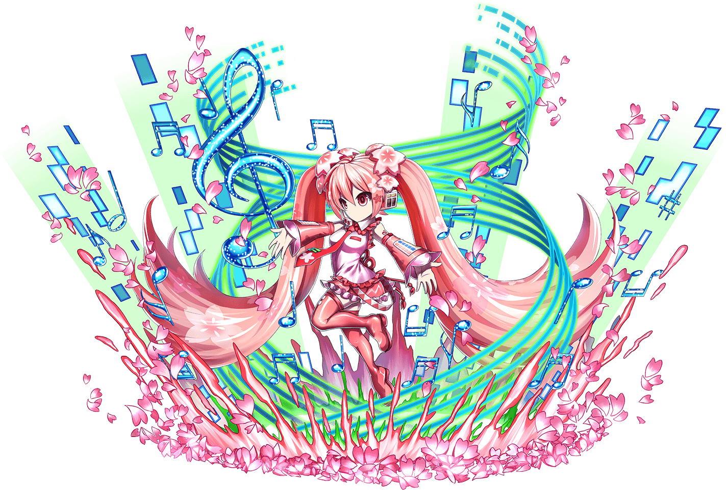 Download Unit Ills Full 850198 - Brave Frontier Miku PNG Image with No ...