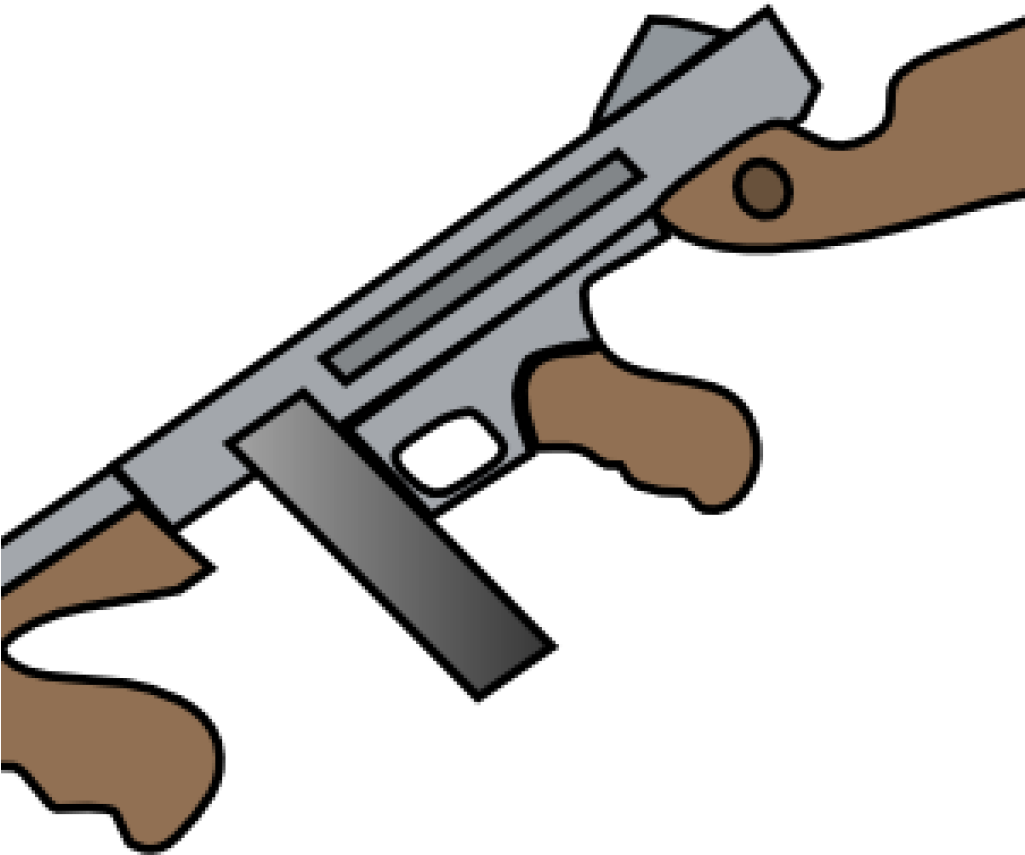 Download Machine Gun Clip Art Thompson Machine Gun Clip Art - Cartoon ...