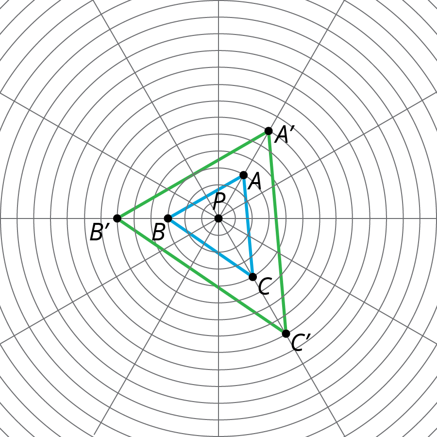 Download Since The Circles On The Grid Are The Same Distance - Dilation ...