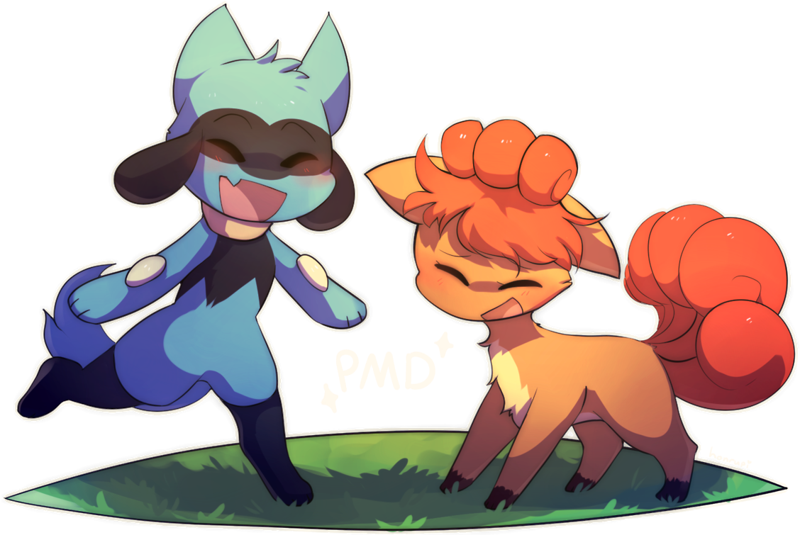 Download Riolu And Vulpix - Pokemon Mystery Dungeon Vulpix And Riolu ...