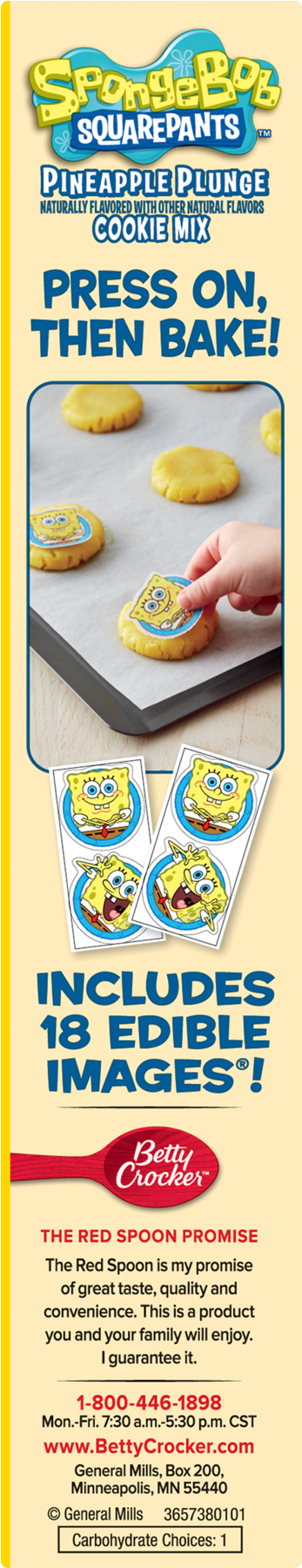 Download Betty Crockerâ„¢ Spongebob Squarepantsâ„¢ Pineapple ...