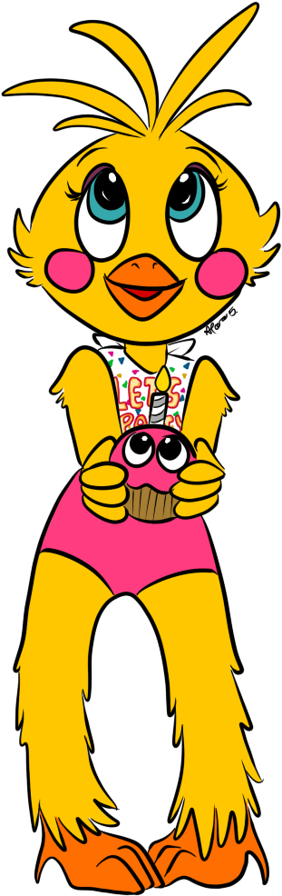 A Very Smol Toy Chica - Cartoon - Free Transparent PNG Download - PNGkey