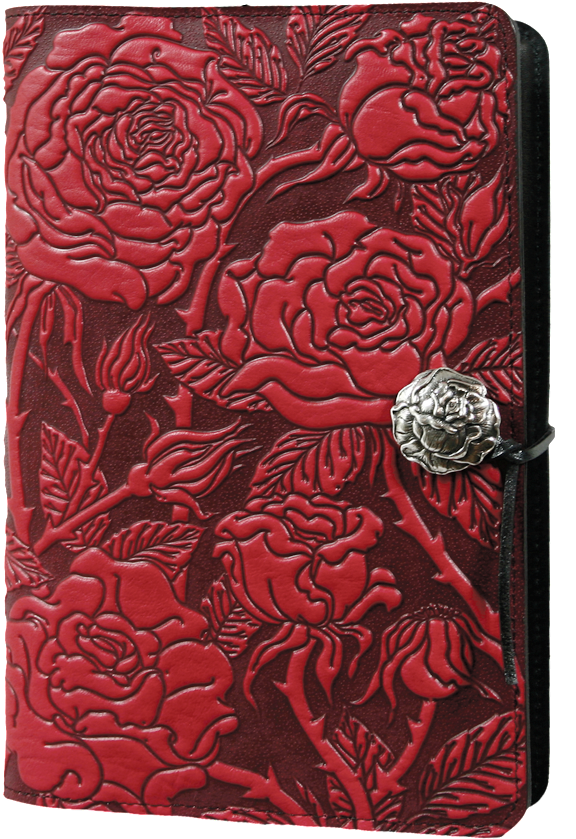 Download Leather Journal Cover - Rose Design On Leather PNG Image with ...