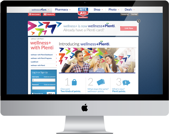 Download Rite Aid Wellness Plus Plenti - Desktop Quiz Ui PNG Image with ...