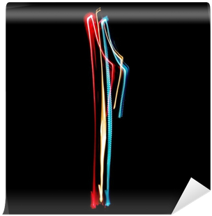 Download Letter I Made From Brightly Coloured Neon Lights Wall ...